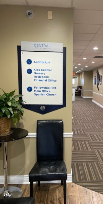 Central Directional Signage - Compel Graphics & Printing