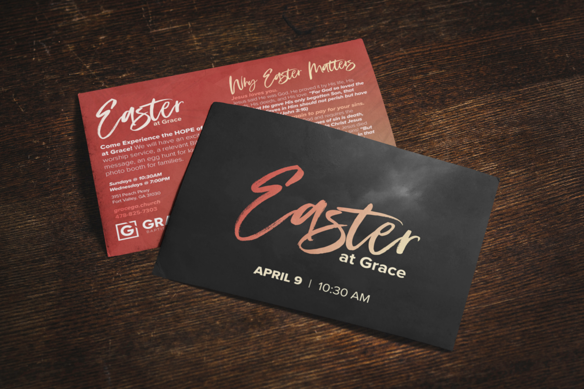 Grace Easter Invite - Compel Graphics & Printing